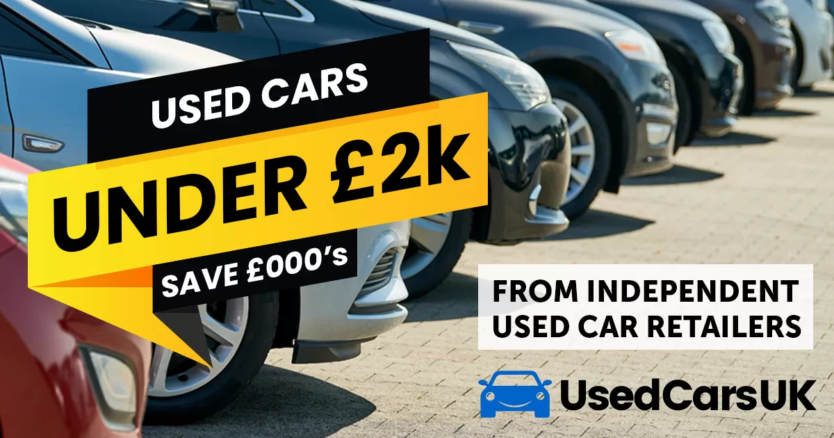 Cheap Used Cars Under £2000 for Sale, Cars for £2k or Less